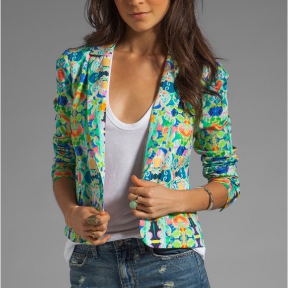 Milly | Jackets & Coats | Milly Kaleidoscope Light Jacketblazer | Poshmark